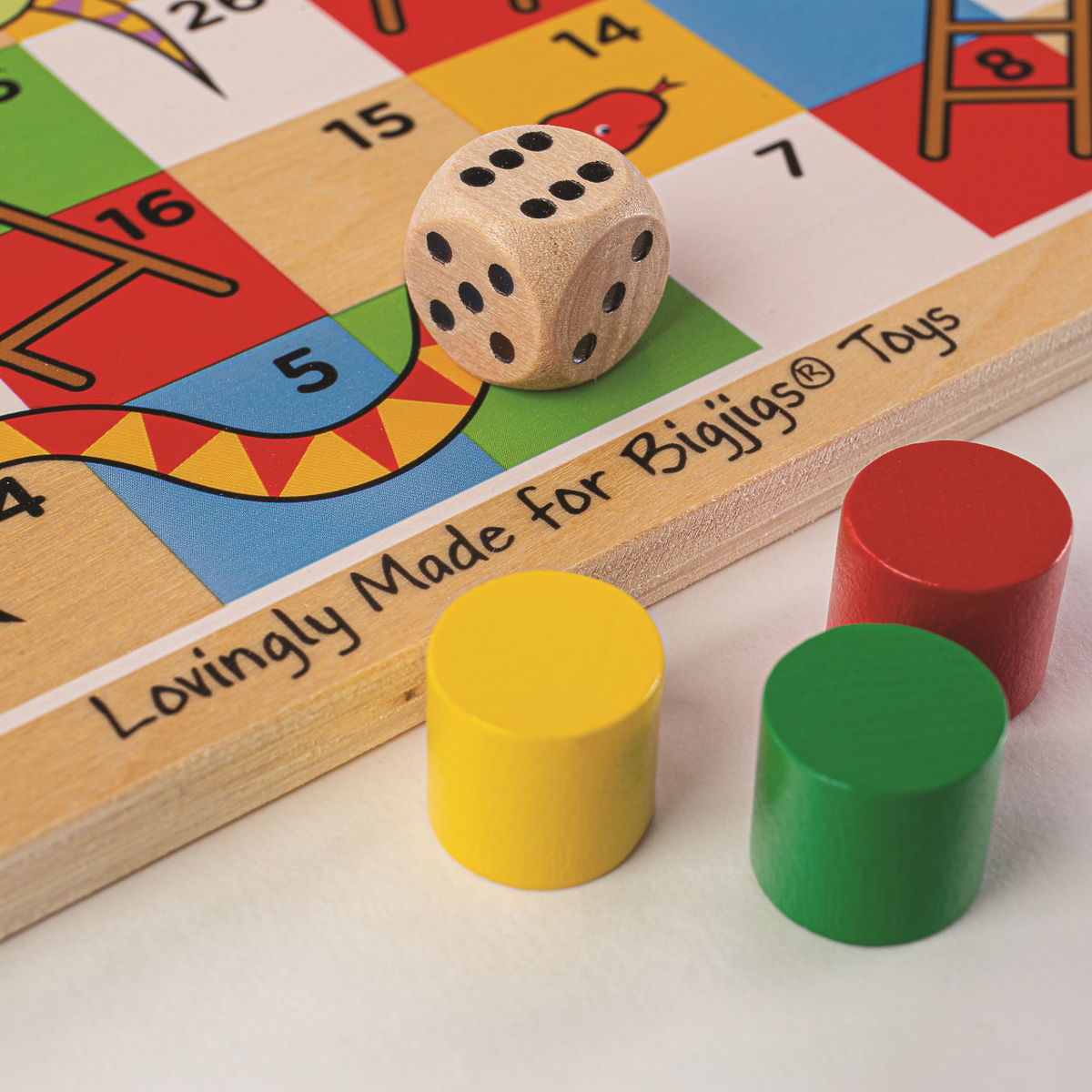 Bigjigs Toys Žebříky a hadi 2 - Společenské hry - babynabytek.cz