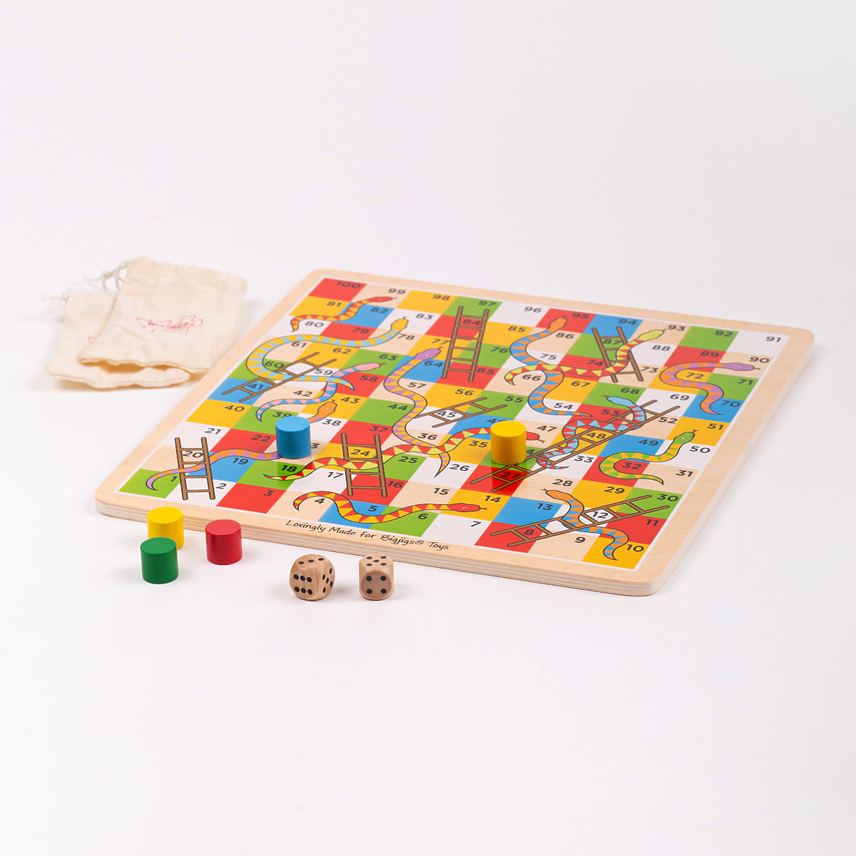 Bigjigs Toys Žebříky a hadi 2 - Společenské hry - babynabytek.cz