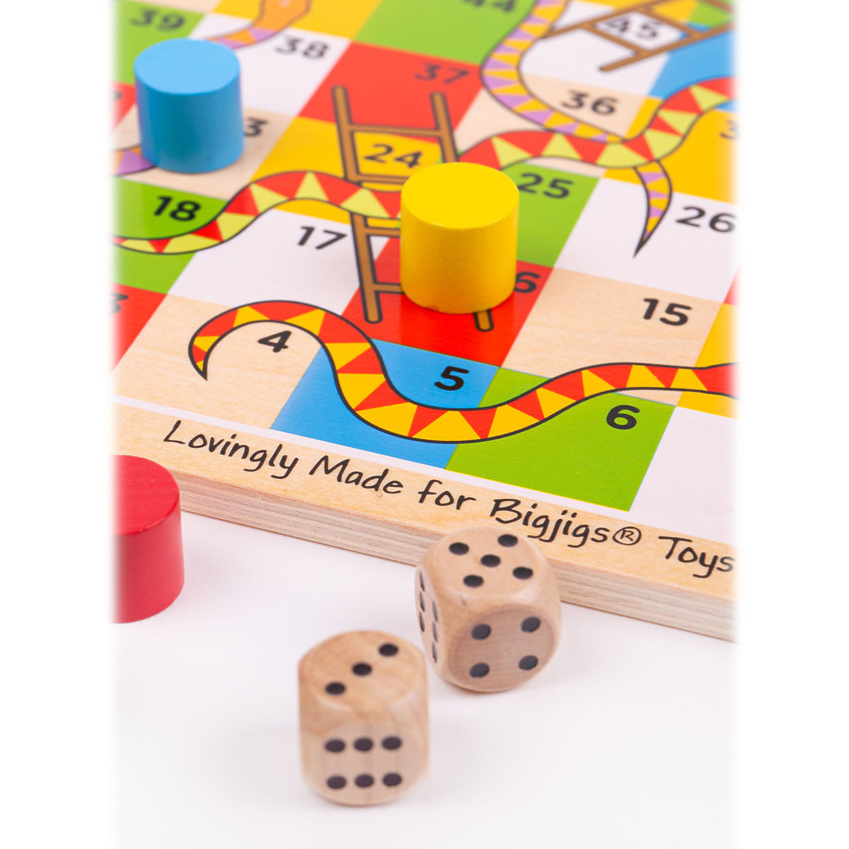 Bigjigs Toys Žebříky a hadi 2 - Společenské hry - babynabytek.cz