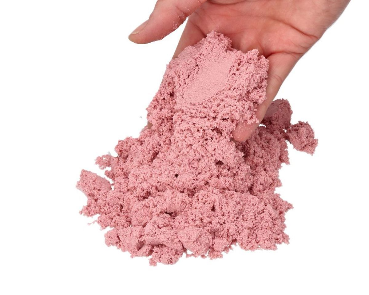 Kinetický písek Colour Sand 1kg - růžový - Interaktivní hračky ...