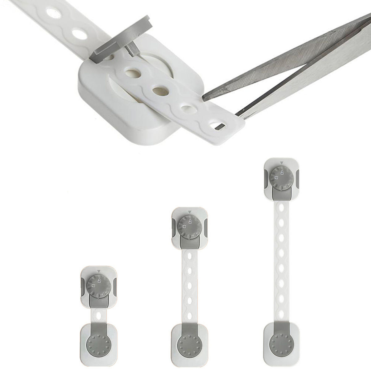 SIPO Multifunkční, chytrý zámek na skříně a zásuvky - 6ks - Bezpečnost dětí - babynabytek.cz