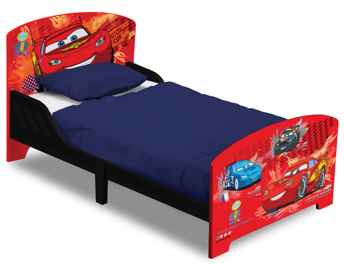 Dětská dřevěná postel Cars - Disney postele - babynabytek.cz