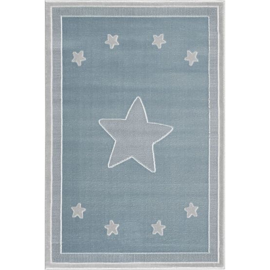 Dětský koberec Princess Star- modrý - Kusové koberce - babynabytek.cz