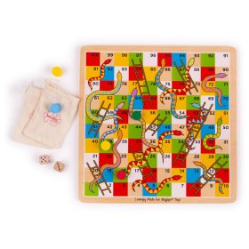 Bigjigs Toys Žebříky a hadi 2 - Společenské hry - babynabytek.cz